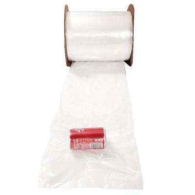 China Custom Printed LOGO LDPE Perforated Pre Opened On A Roll Bag Compostable Continuous Roll Bag On A Roll AUTO Bagger for sale