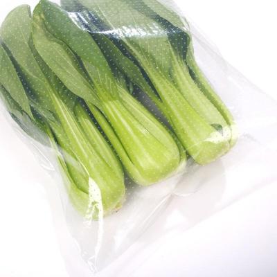 China Custom Transparent Clear Micro Perforated PP Bags For Vegetable Fruit Maintain Freshness for sale