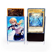 China Factory Custom Printed Art Card Sleeves For Yugioh TCG Holographic Animated Game Cards for sale