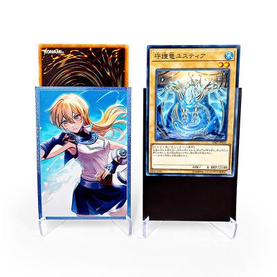 China Factory Custom Printed Art Card Sleeves For Yugioh TCG Holographic Animated Game Cards for sale