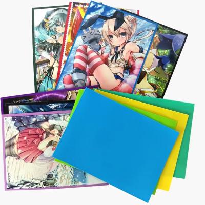 China Textured  Glossy Custom Matte Game  Card Sleeve  Exquisite Printing Trading Card Sleeves for sale