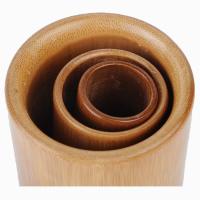 China 5 Size Options Bamboo Vacuum Hijama Cupping Set for Chinese Traditional Wood Cupping for sale
