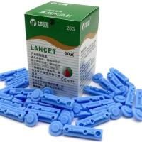 China 50pcs/BOX 23g Stainless Steel Flat Twist Blood Lancet for Diabetes 2 Years Shelf Life for sale