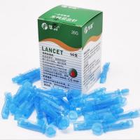 China 50pcs/BOX 23g Stainless Steel Flat Twist Blood Lancet for Diabetes 2 Years Shelf Life for sale