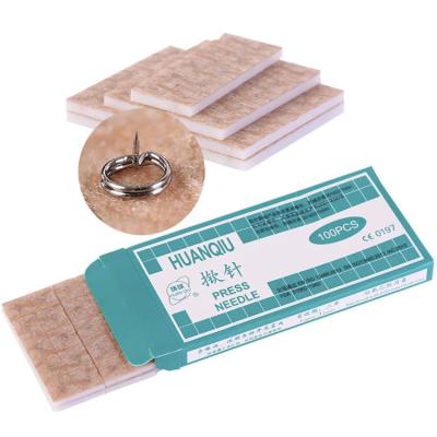 China Improve Body 100Pcs 0.25x1.3/0.22x1.5mm Huanqiu Disposable Sterile Press Needle for Single for sale