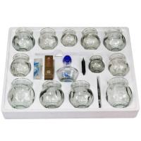 China Thick Non-Slip Bottle Bottom Glass Vacuum Cupping Set for Chinese Hijama and Massage for sale