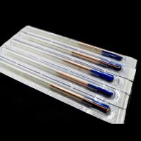 China 100pcs Professional Disposable Acupuncture Needles Copper Body Safety Standard for sale