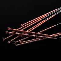 China 100pcs Professional Disposable Acupuncture Needles Copper Body Safety Standard for sale