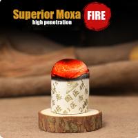 China 24 Pieces Cones per Box 9 Years 35 1 Moxa Stick for Chinese Medicine Around 25mm*27mm for sale