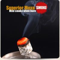 China 24 Pieces Cones per Box 9 Years 35 1 Moxa Stick for Chinese Medicine Around 25mm*27mm for sale