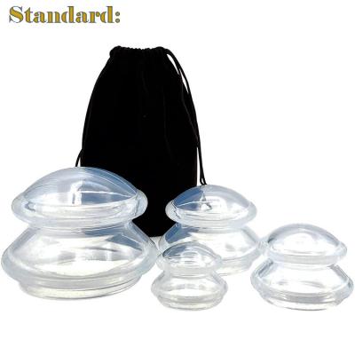 China Transparent Silicone Cupping Cups for Targeted Acupressure and Myofascial Release for sale