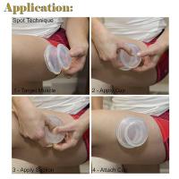 China Transparent Silicone Cupping Cups for Targeted Acupressure and Myofascial Release for sale