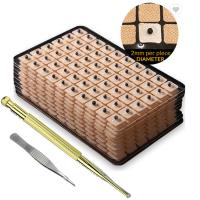 China 600pcs Natural Vaccaria Ear Seeds Sticker for Multi-Function Therapeutic Ear Patches for sale