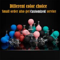 China Effective Facial Rejuvenation with Silicone Glass Vacuum Suction Massage Cupping Cups for sale