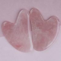 China Upgrade Your Body Massage with Afghanistan Jade Facial Massager and Pink Guasha Board for sale