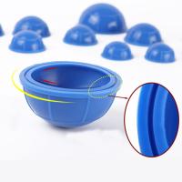 China 12pcs Chinese Plastic Facial Cupping Cups Set Gua Sha Cans Silica Gel Anti Cellulite Massage Therapy for Body/Face for sale