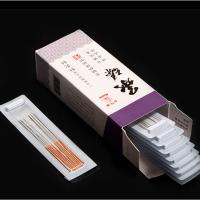 China Disposable Sterile Chinese Traditional Hwato Acupuncture Needles with Loop 100pcs/Box for sale