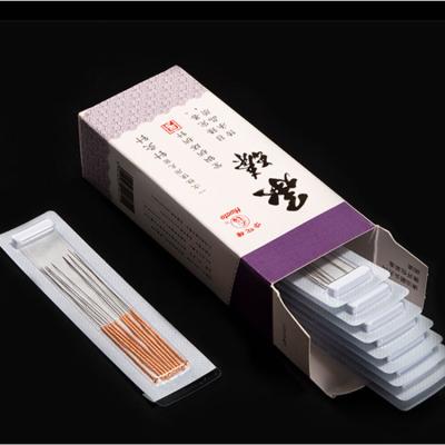 China Disposable Sterile Chinese Traditional Hwato Acupuncture Needles with Loop 100pcs/Box for sale