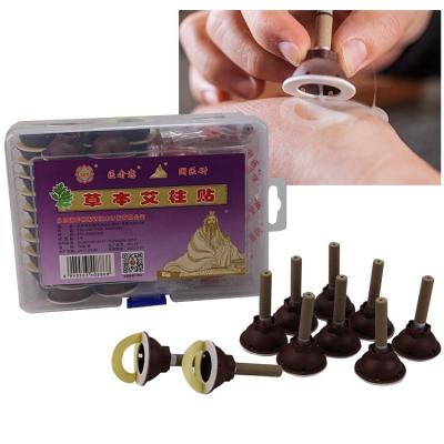 China Mini Smoke Moxa Stick for Herbal Pure Moxibustion Around 7mm*40mm 50 Pieces per Box for sale
