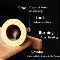 China Mini Smoke Moxa Stick for Herbal Pure Moxibustion Around 7mm*40mm 50 Pieces per Box for sale