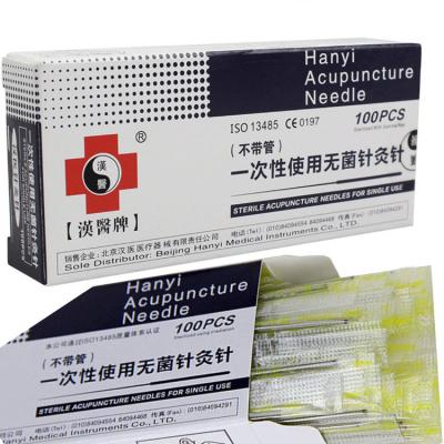 China Class I Acupuncture Needles 100 Pieces/Box Individual Packaging by Hanyi Sec for Your for sale