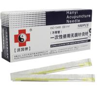 China Class I Acupuncture Needles 100 Pieces/Box Individual Packaging by Hanyi Sec for Your for sale