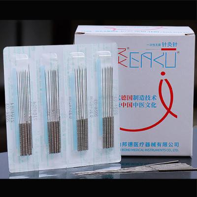 China Chinese Medical Acupuncture Needles 0.16/0.18/0.20/0.22/0.25mm 500pcs EACU with Tube for sale