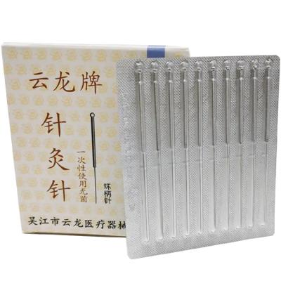 China Tubeless Chinese Medical Acupuncture Needles with Sterile Spring Handle Chinese Medicine for sale