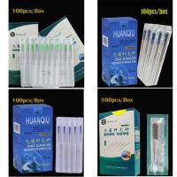 China 100pcs Disposable Sterile Acupuncture Needle for Body Massage Shelf Life 3 Years for sale