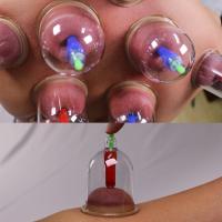 China 24pcs Cupping Set for Health Massage ABS Material from CHIMEI 118-L150 and Vacuum Gun for sale