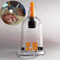 China Instrument classification Class I Y7 2.6cm Cupping Hijama Cups for Body Healthcare for sale