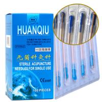 China Class I Customized Service 100 Sterile Acupuncture Needles with Copper Handle and Tube for sale