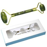 China 145*40*55mm Obsidian Quartz Jade Facial Massage Roller Anti Aging with OEM Package for sale