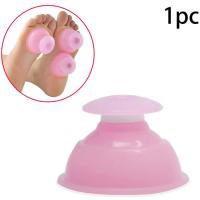 China Thick Pink Cupping Silicone Cans for Acupuncture Massage Pink Color Shelf Life 1 Year for sale