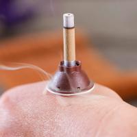 China Small Size 100% Wormwood Mugwort Moxibustion Stick Mini Moxa of 50 pcs per Box 7mm*40mm for sale