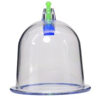 China Transparent Colors of Cupping 5.4cm Vacuum Suction Massager for Hijama Cups in T2 Size for sale