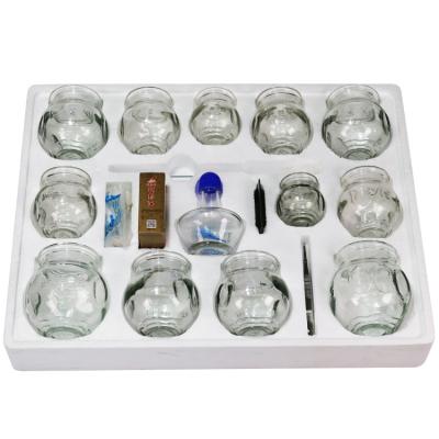 China 12 Cups Chinese Traditional Vacuum Hijama Massage Therapy Ventosa Cups Sterilizer Set for sale