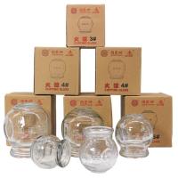 China Thick Glass Fire Cupping Traditional Massage Cups for Chinese Medicine Apparatus for sale