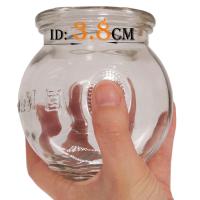 China Transparent Glass Cupping Therapy Antirheumatic Function and Transparent Colors of Cupping for sale