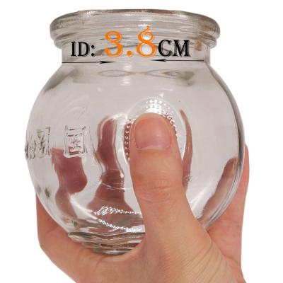 China Transparent Glass Cupping Therapy Antirheumatic Function and Transparent Colors of Cupping for sale