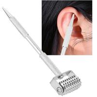 China Facial Reflexology Tool with Ear Acupoints Probe Stainless Steel Acupuncture Pen for sale