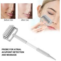 China Facial Reflexology Tool with Ear Acupoints Probe Stainless Steel Acupuncture Pen for sale