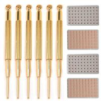 China Brass Gold Ear Probe for Health Care and In-ear Cleaning 8mm Head Diameter Suitable for sale