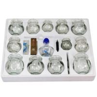 China Class I 12pcs/set Professional Chinese Medical Vacuum Hijama Tools Massage Therapy Ventosa Cup Sterilizer Fire Glass Cupping Therapy Set for sale