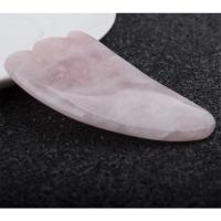 China 100% HandMade Rose Quartz Real Jade Gua Sha Massage Tool Express/Air/Sea/Train Shipping for sale