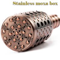 China Abdomen Hand and Leg Moxibustion Massage Moxa Roll Burner Stick with Pure Copper for sale