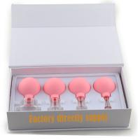 China 4pcs Glass Cupping Set for Facial Massage and Body Care Anti Cellulite Vacuum Therapy for sale