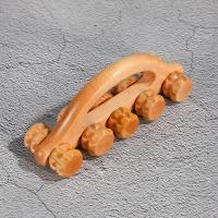 China Professional Maderoterapia Wooden Massage Roller for Full Body Muscle Relaxation for sale