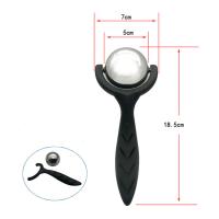 China Class I Handheld Ice Massage Ball Stainless Steel Ice Globes for Face Beauty Ice Ball for sale