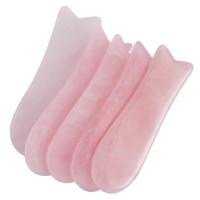 China Face Massager Gua Sha Fish Shape Guasha Tool Set Therapy Tool with 100% Natural Jade for sale